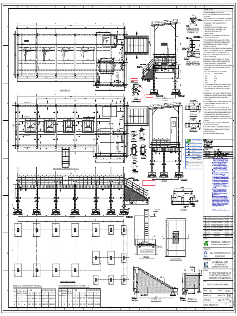 Irpl-pvg01-Kec - Spv-dwg-c-0019 - Inverter - Foundation & Column ...