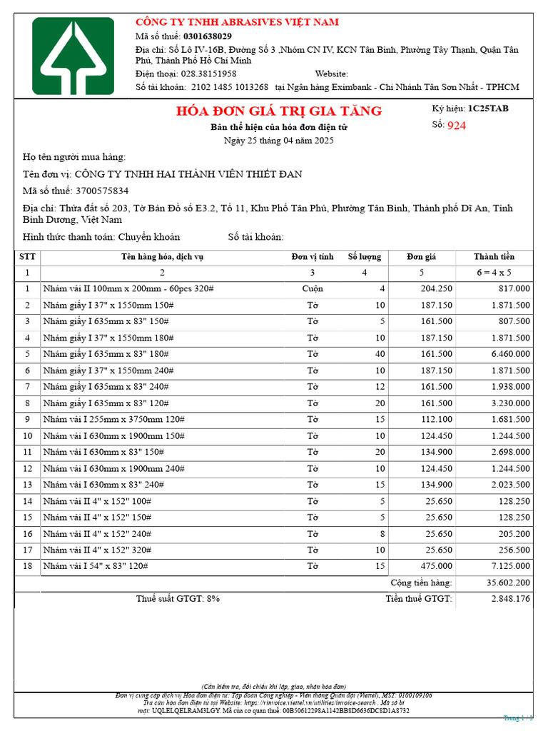 Abrasives 20250425 924 | PDF