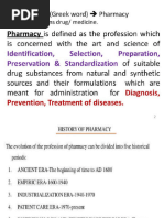 Timeline, History of Pharmacy | PDF | Pharmacy | Medicine
