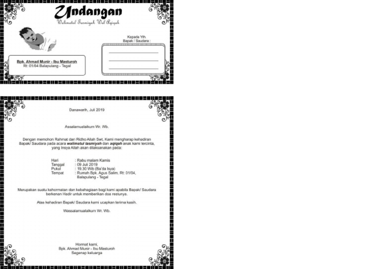 Undangan 2 | PDF
