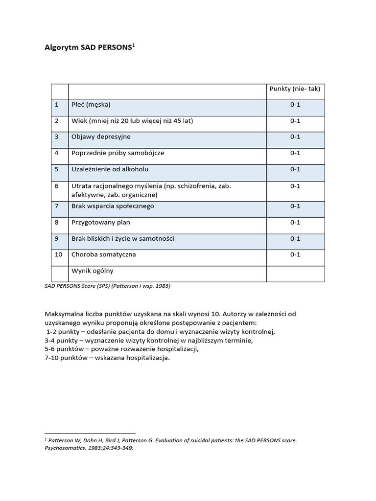 5 - 1. Algorytm Sad Persons | PDF