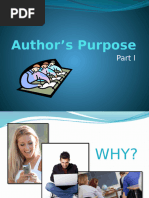Understanding Author's Purpose | PDF | Persuasion | Evidence