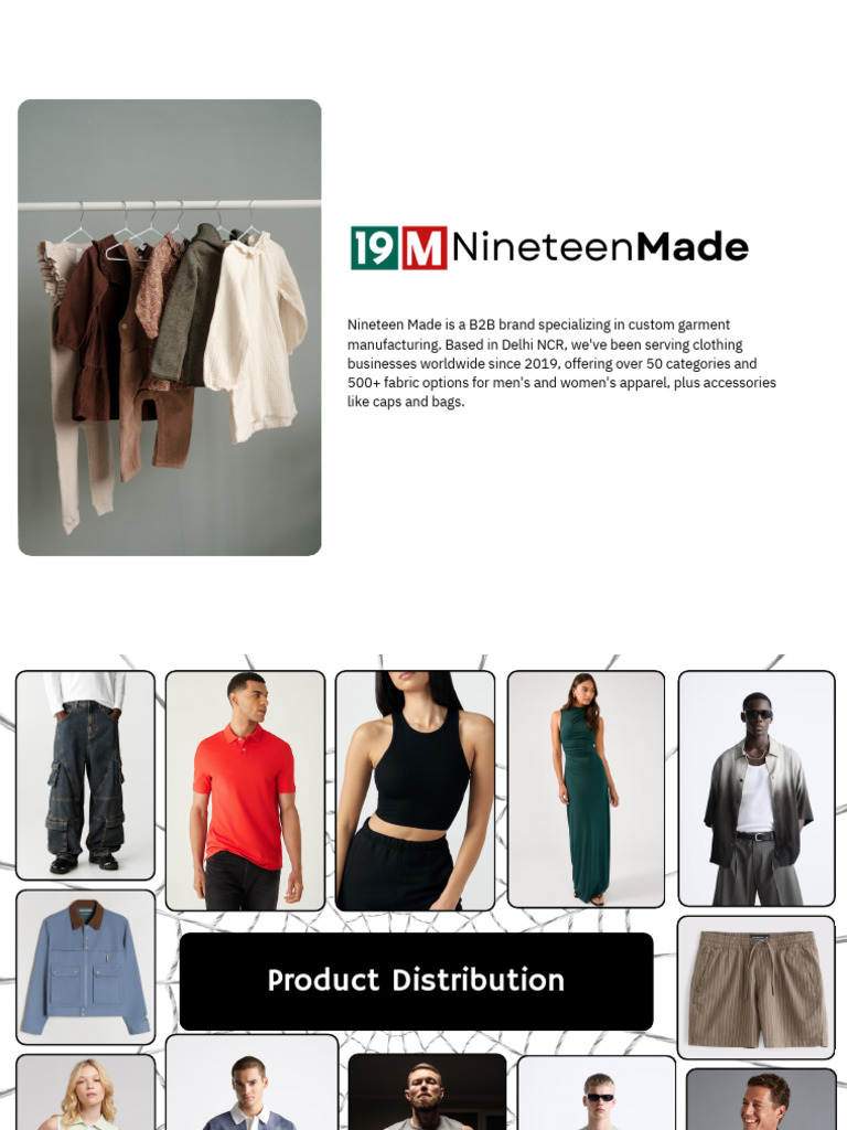 Nineteen Made: B2B Clothing Growth Insights | PDF | Brand | Clothing