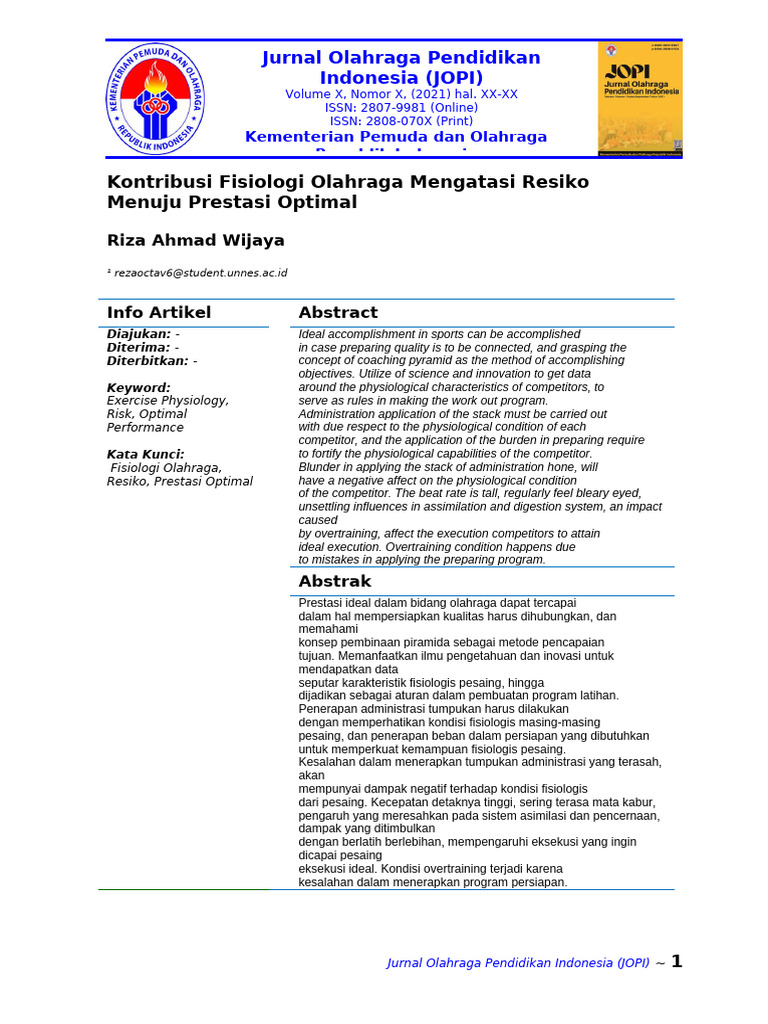 Tugas Fisiologi Riza Ahmad Gtg | PDF