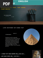 King Tut CT Scan Project | PDF | Tutankhamun | Mummy