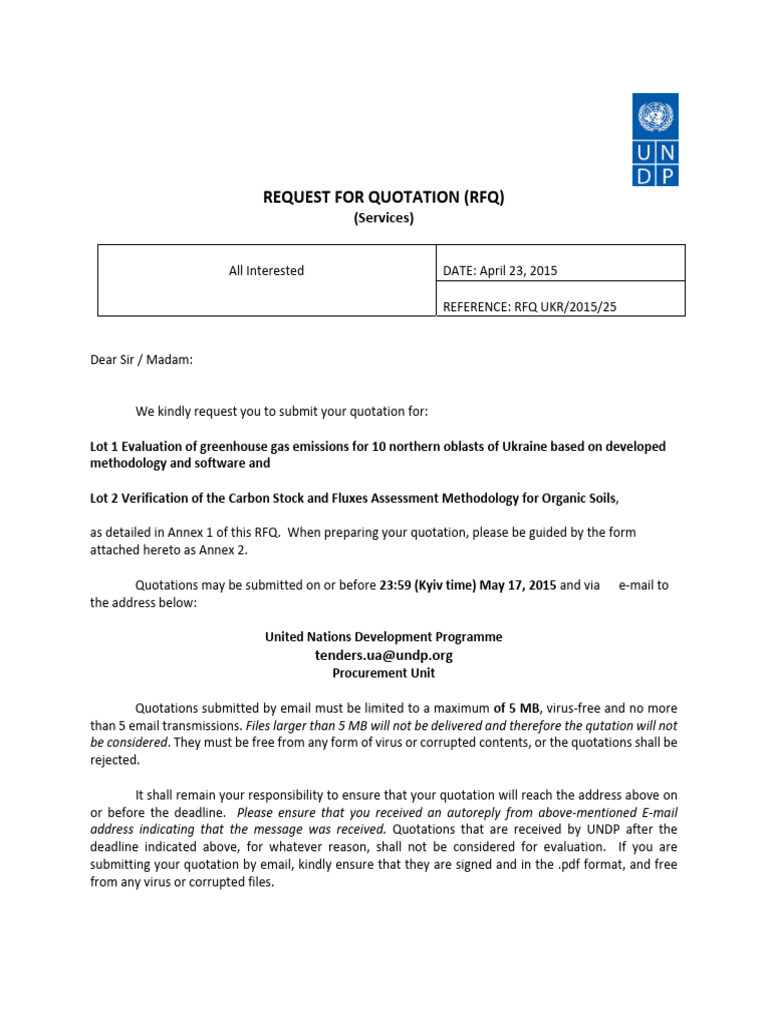 UNDP-RFQ - 2015 - 25 - Clima East - GNG Evaluation and Methodology Verification - Eng - Revised ...