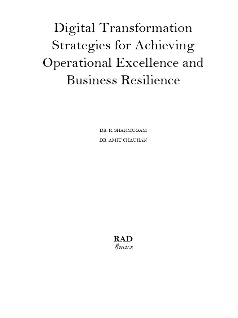 RBC 14 Digital Transformation Strategies For Achieving Operational Excellence and Business ...