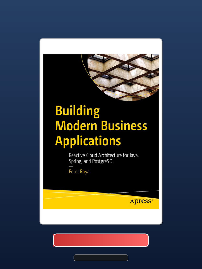 Building Modern Business Applications Reactive Cloud Architecture For ...
