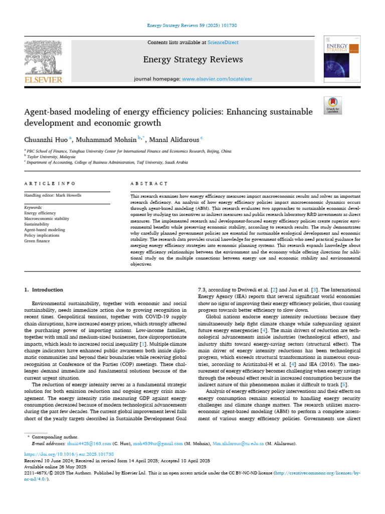 Energy Efficiency Policies and Economics | PDF | Efficient Energy Use ...