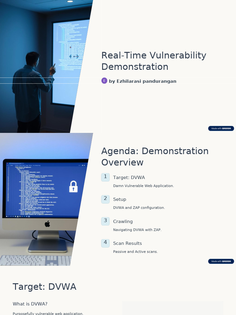 Real Time Vulnerability Demonstration | PDF