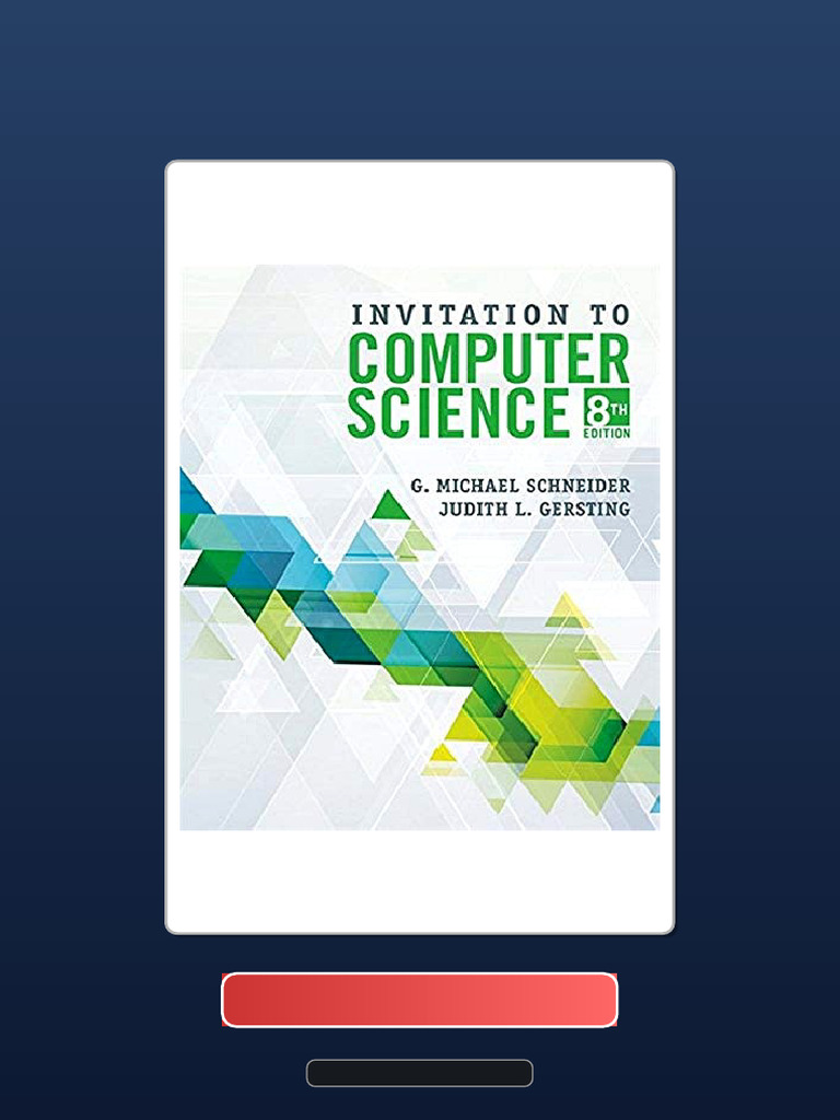 Complete Bundle Invitation To Computer Science 8th Edition G Michael ...