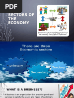 Understanding Economic Sectors in Grade 9 | PDF | Retail | Goods