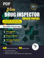 DMER Pharmacist Model Paper | PDF | Pharmacology