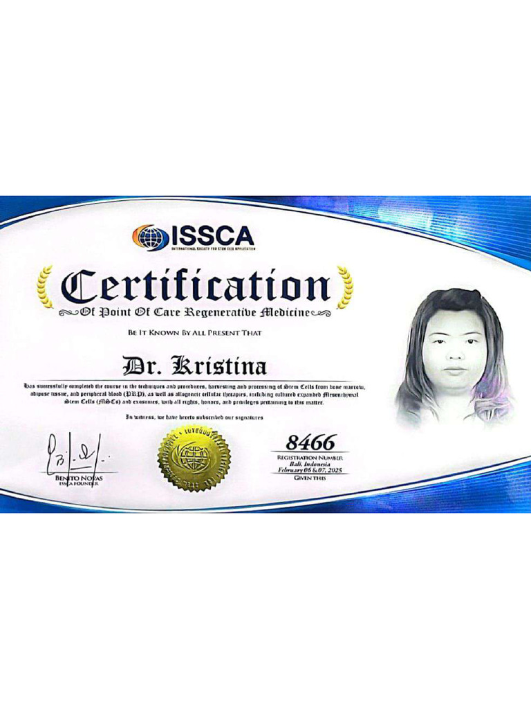 Sertifikat Issca | PDF