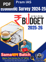 Vision IAS Budget 2025-26 Overview | PDF | Budget | Government Budget ...