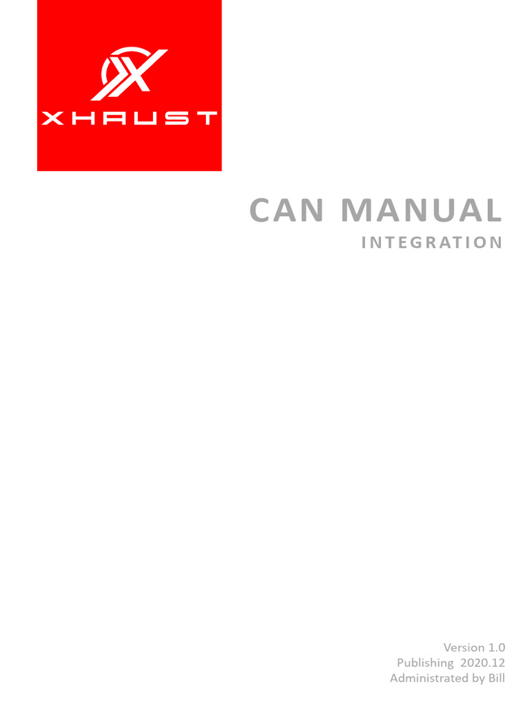 CAN Manual Integration English | PDF | Trunk (Car) | Manual Transmission