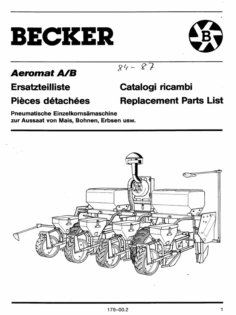 Aeromat Ab 1984-1987 | PDF