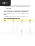 UPC Table 702.1: DFU Values | PDF | Shower | Sanitation