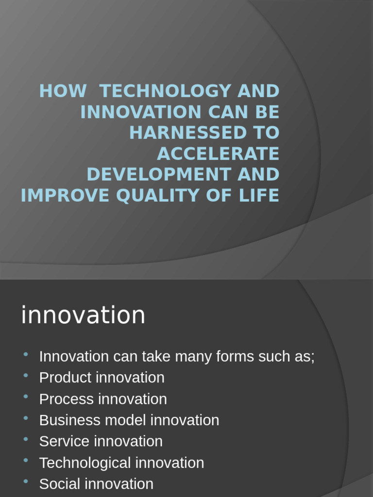 Group 4 Innovation Assignment | PDF | Innovation | Sustainability