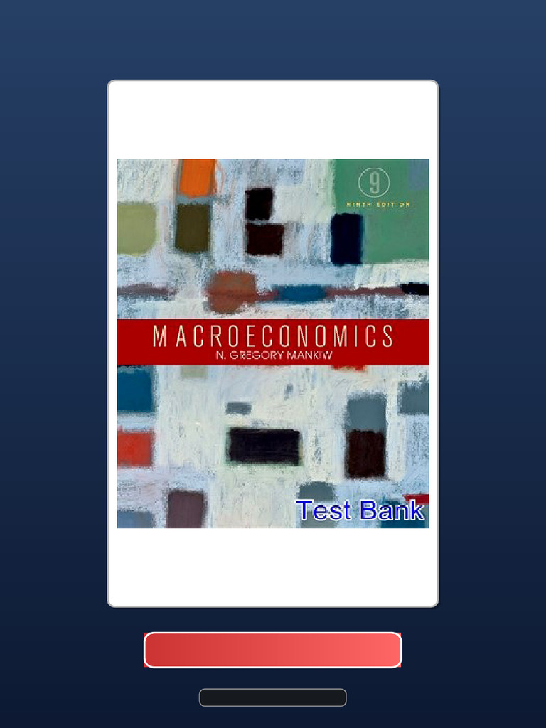 Complete Bundle Macroeconomics 9th Edition Mankiw | PDF ...