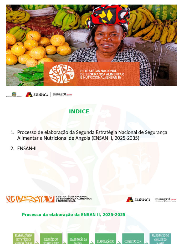 Apresentacao - Seg. Estrat. Seg. Alimentar - ENSAN II - POWER POINT - 2024 - 10.12. 2024 | PDF ...