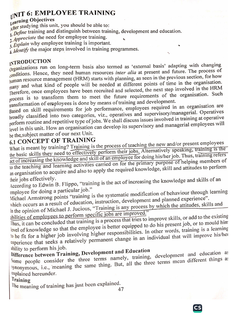 Employee Training | PDF