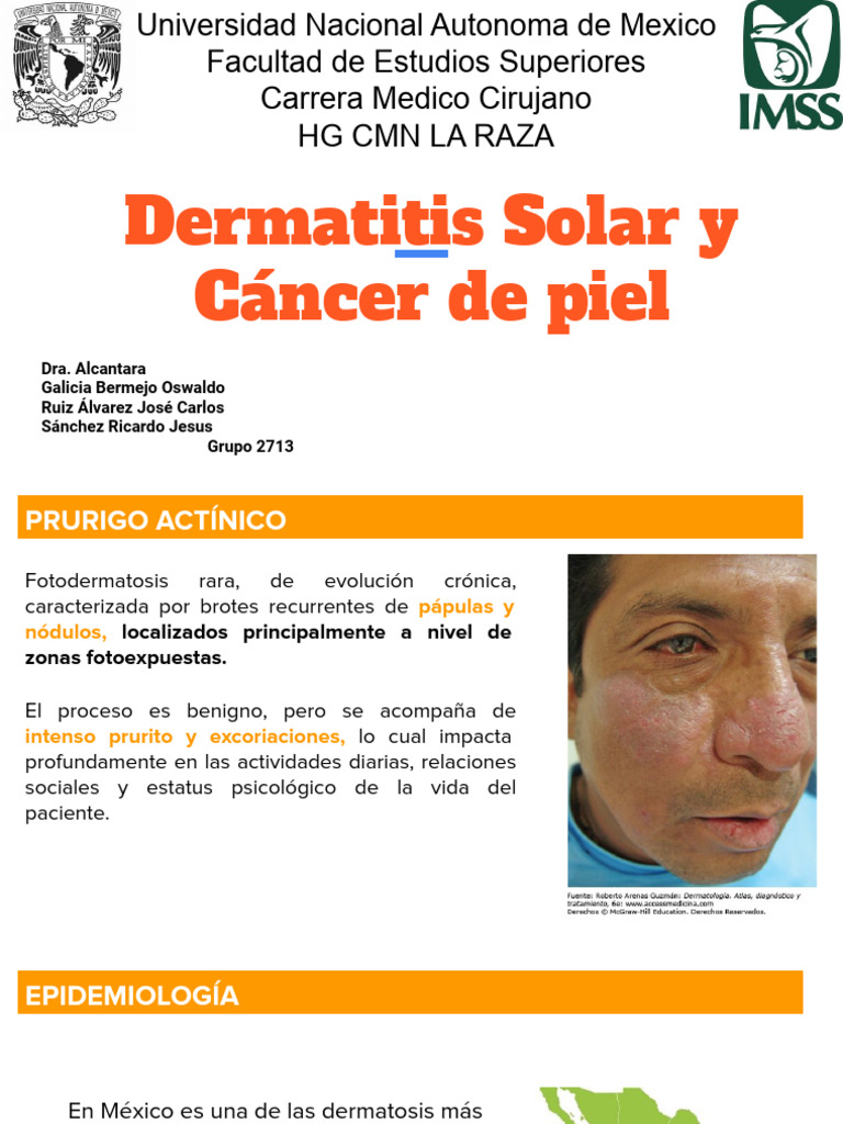 Dermatitis Solar y Cancer de Piel PDF | PDF | Cáncer | Metástasis