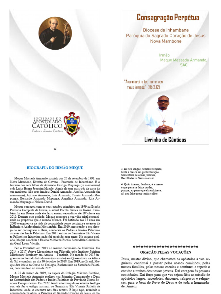 Biografia de Meque Massada Armando | PDF | Amor