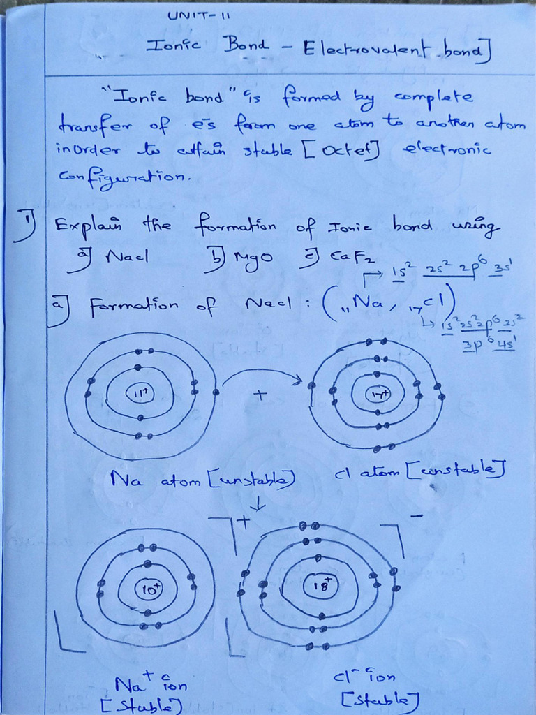 Ionic Bond-1 | PDF