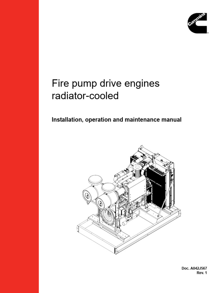 Cummins Fire Pump | PDF | Turbomachinery | Hydraulics