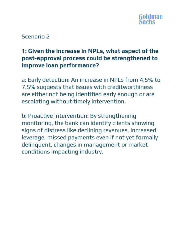 Internal Audit Scenario 2 | PDF