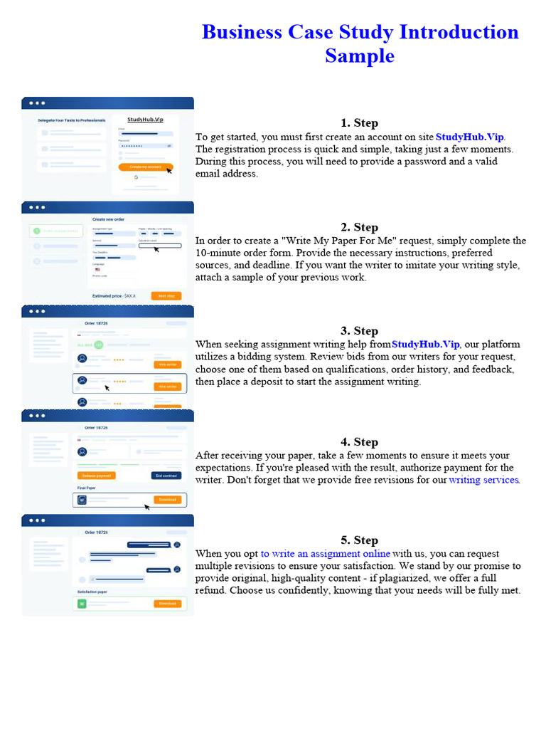 Business Case Study Introduction Sample | PDF | Napoleon | First French ...