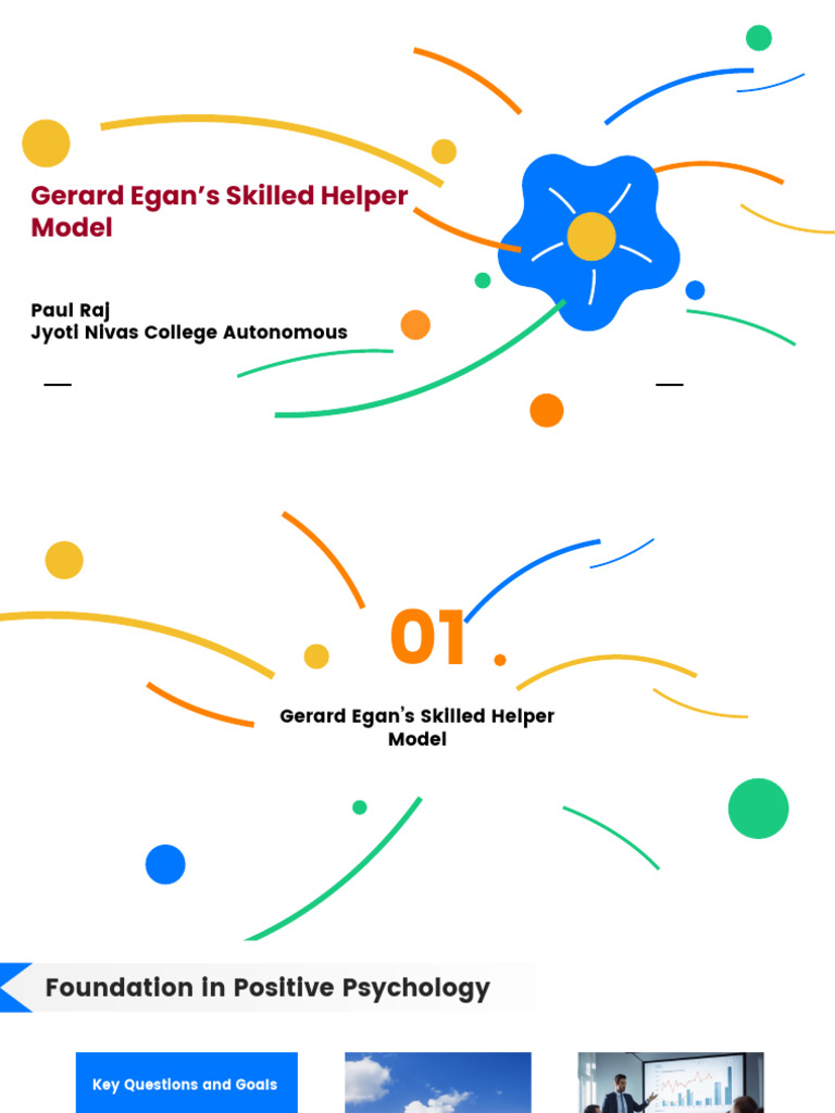 Egan's Skilled Helper Model Overview | PDF | Psychotherapy | Goal