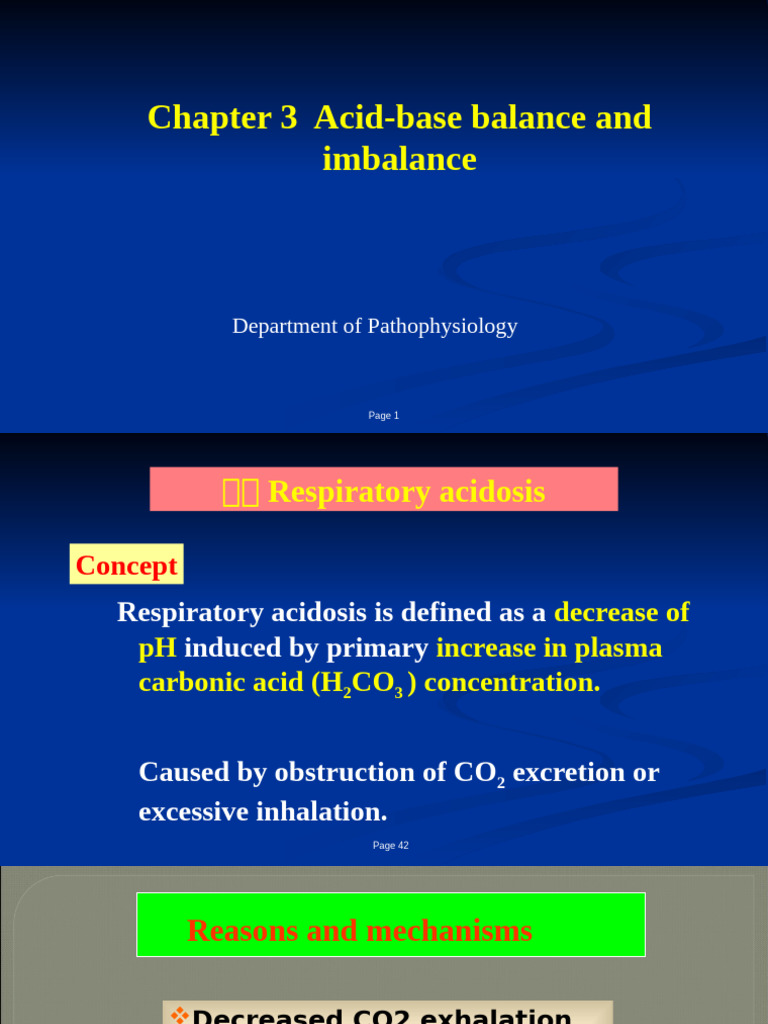 Chapter 3-Respiratory Acidosis-Alkalosis and Case Analysis-2 | PDF ...