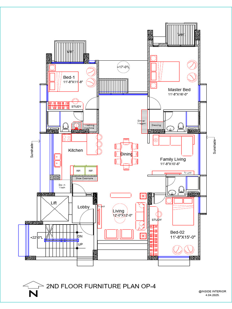 2nd Floor Lay Out-16.04.2025-Op4 | PDF