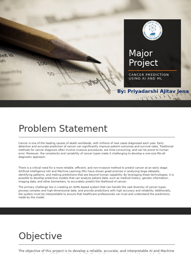 Major Project-Research-Cancer Detection Using AIML | PDF | Machine Learning | Cancer