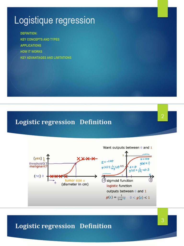 Chap 2 Logistique Regression | PDF | Cross Validation (Statistics ...
