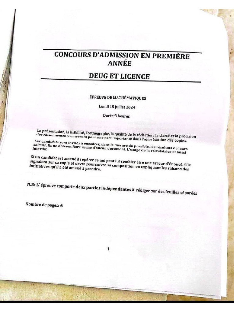 Maths Emi 2024 | PDF