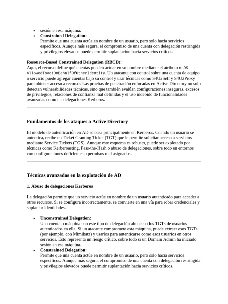 PPR - Explotación de Active Directory y Abuso de Delegaciones - v2 ...