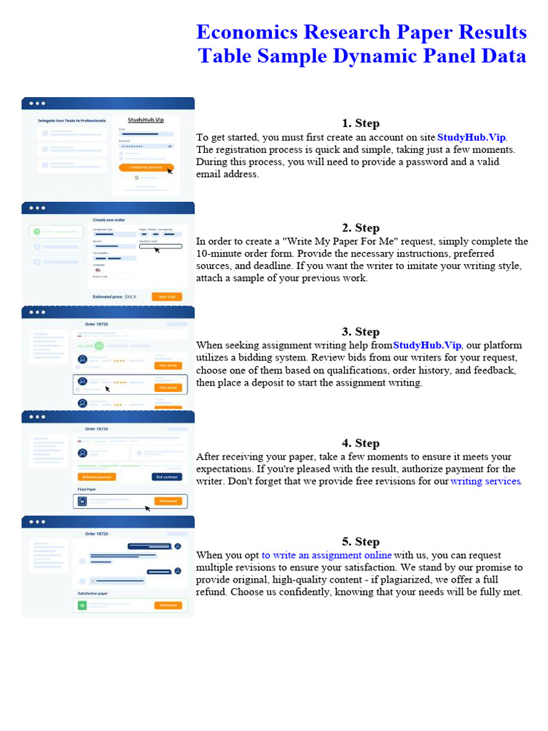 Economics Research Paper Results Table Sample Dynamic Panel Data | PDF ...