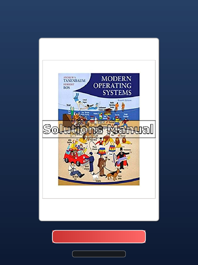 Complete Bundle Modern Operating Systems 4th Edition Tanenbaum | PDF ...