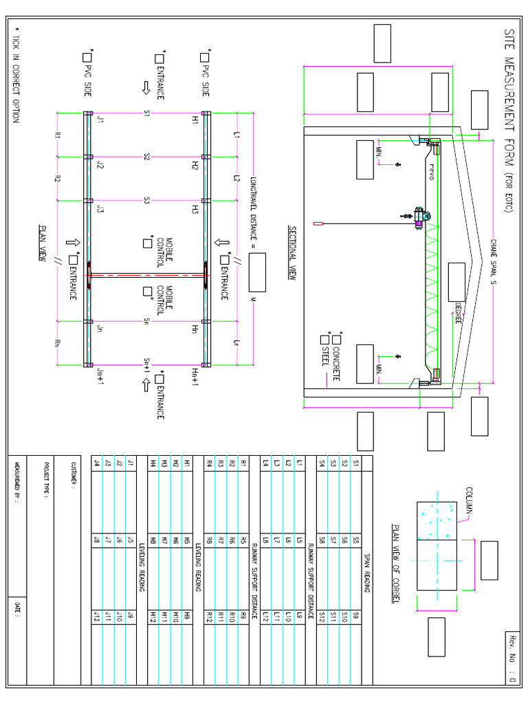 Site Measurement Form | PDF