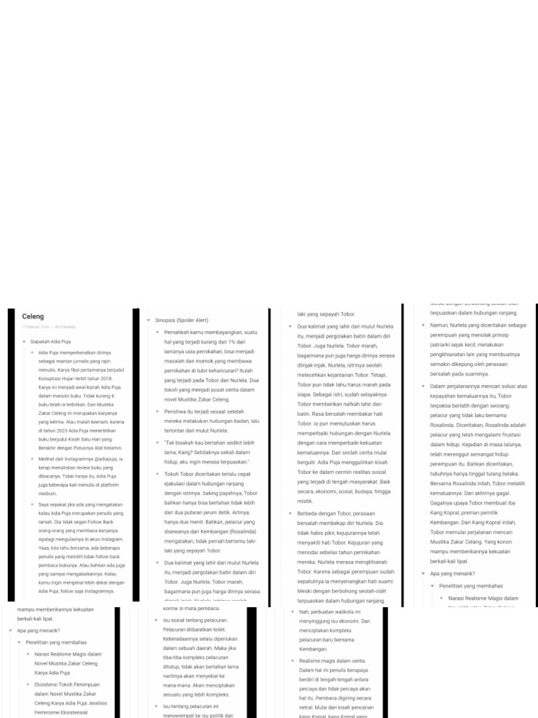 Mutika Zakar Celeng | PDF