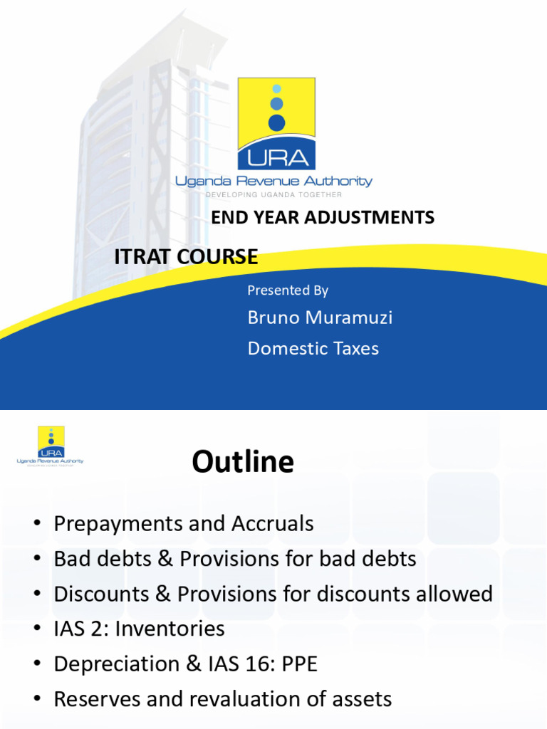 End Year Adjustments Class Adjusted | PDF | Depreciation | Book Value