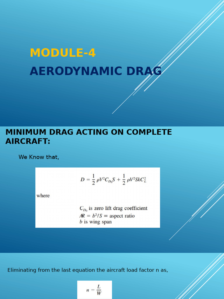 Aerodynamic Drag Expaination | PDF
