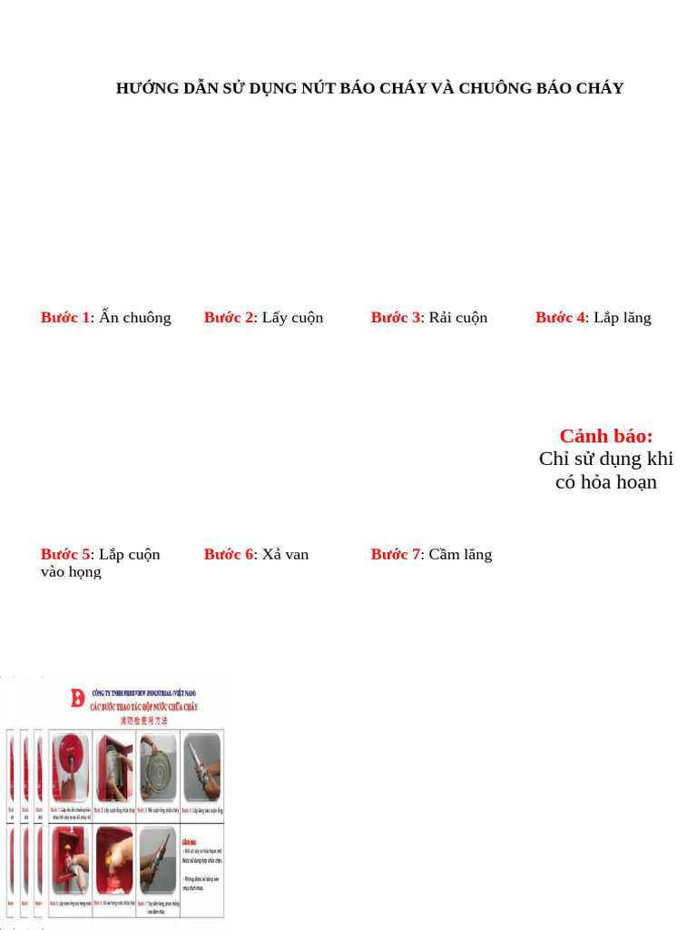 Cách S D NG Vòi CH A Cháy | PDF