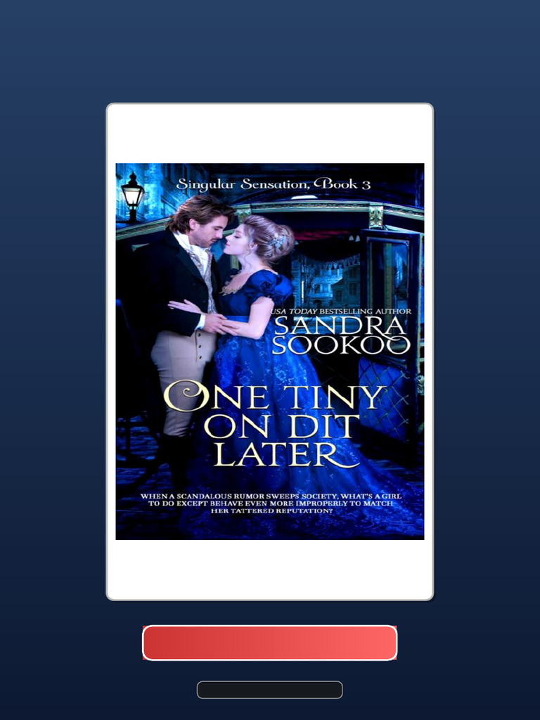 One Tiny on Dit Later Singular Sensation Book 3 Sandra Sookoo Digital Access | PDF | Multiple ...