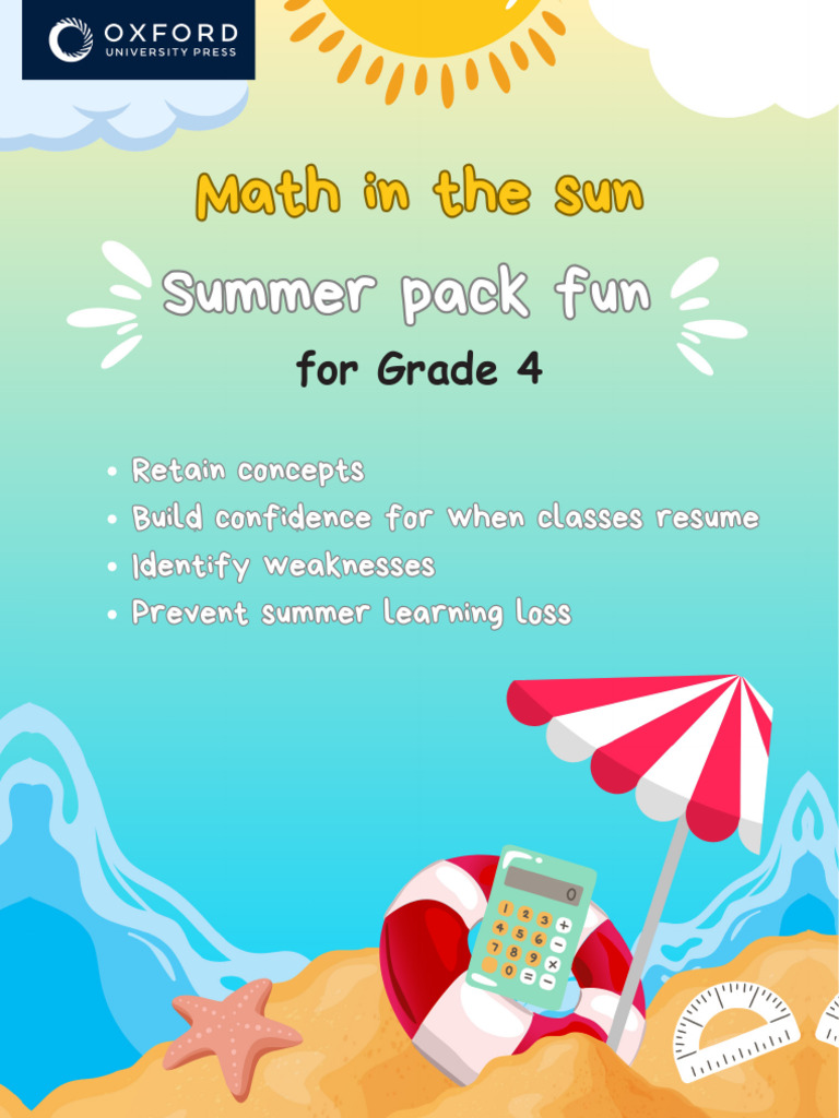Summer Pack Fun For Grade 4 | PDF | Arithmetic | Mathematics