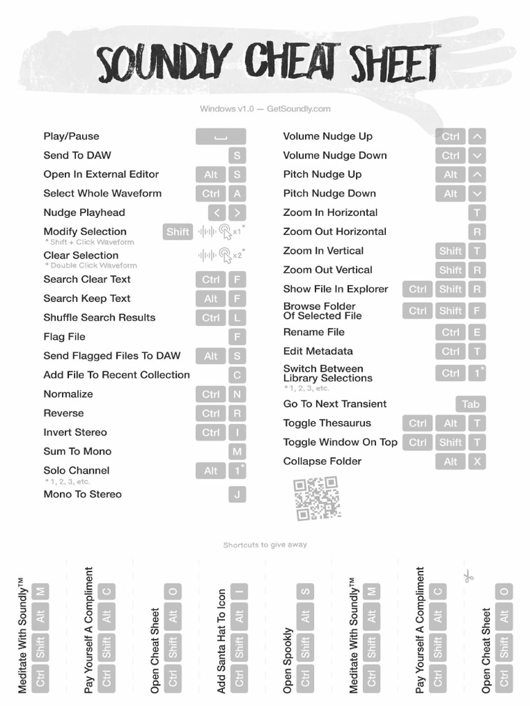 Soundly Cheatsheet Win | PDF | Software | Computing
