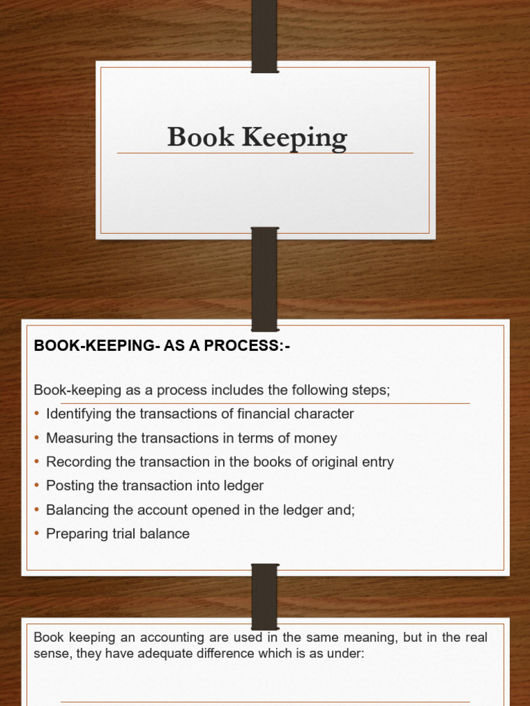 Bookkeeping vs. Accounting Explained | PDF | Bookkeeping | Income Statement